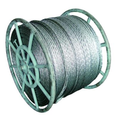 China Anti Twist Braided Steel Rope 12mm For Pulling Single Conductor In Overhead Transmission Line Stringing for sale