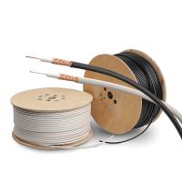China OEM 3 Conductors TV Coaxial Power Cable RG59 RG6 75 Ohm 2 Core for sale