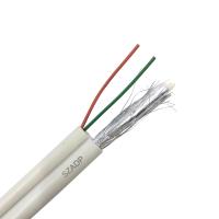 China OEM 3 Conductors TV Coaxial Power Cable RG59 RG6 75 Ohm 2 Core for sale