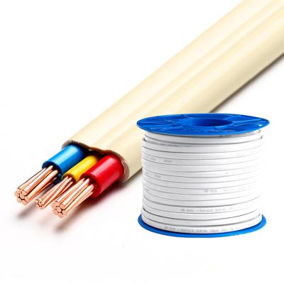 China 300/500V Silicone Coated Electrical Wire Flexible Stranded Copper Cable 2 Core 1.5mm for sale