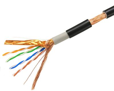 China Cat5e UTP Ethernet Cable 24AWG 4 Pair CCA for Telephone Communication Data Network for sale