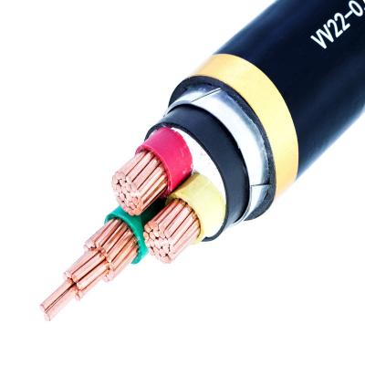 China VV22 PVC Insulated Steel Tape Armoured Power Cable 0.6/1kV 1.5-1000mm2 Multicore for sale