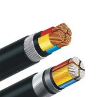 China IEC60502 PVC Insulated Steel Tape Armoured Power Cable VV22 4 Core 400mm for sale
