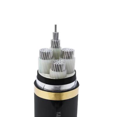 China VV22 Copper Armored Power Cable 0.6/1kV PVC Insulated Steel Tape 100m for sale