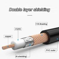 China RG58 RG6 RG59 Coaxial Cable 75 Ohm 100M 305M 1000M with Power CCA CCS CU for sale