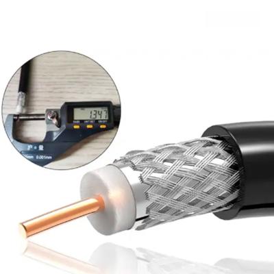 China FPE PE Copper Coaxial Cable RG59+2 RG58 RG6 RG11 75 Ohm for Video Signal for sale
