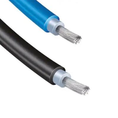 China XLPE Insulation Solar Photovoltaic Cable PV1-F 1x4mm² 1x6mm² DC1500V Tinned Copper for sale