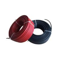 China TUV Certified H1Z2Z2-K PV1-F 6mm Tinned Copper Solar PV Cable 100m for sale