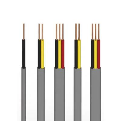 China SAA Approval 2 3 Core  PVC Flat Cable 1.5MM 4MM 10MM Customized Length for sale