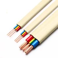 China SAA TPS 3 Core Flat Cable 3x1.5 2.5 4 6mm Twin Earth PVC Sheathed 450/750V for sale
