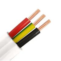 China CE SABS Standard Flat TPS  Cable Eco Friendly PVC Flat Profile Cable for sale