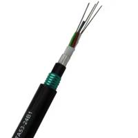China GYTS GYTA 9.0-9.5mm G652D G657A FTTH Fiber Optic Cable 24-288C Outdoor for sale