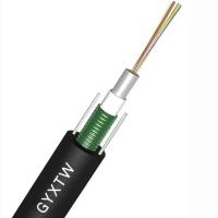 China ADSS Outdoor Fiber Optic Cable 24-288 Cores All-Dielectric Self-Supporting G652D SM for sale