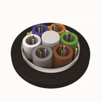 China Outdoor GYTA53 Fiber Optic Cable 2-288 Core Single Mode G652D LSZH Armored Direct Burial for sale