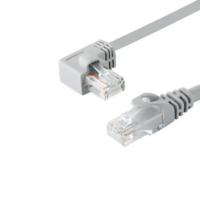 China 90 Degree Angle Fiber Optic Patch Cord UTP FTP SFTP CAT6 24AWG 1M 3M 5M 10M for sale