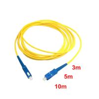 China G657A2 1m 2m 3m SC LC UPC  Patch Cord SM Fiber Patch Cables Customized for sale