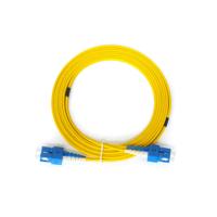China PVC LSZH SC APC to SC APC Fiber Optic Patch Cord Simplex G652D 3.0mm for sale