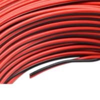 China IEC 60227 Flat Twin Speaker Wire 2x0.5 mm² Strand Copper Cable for Home Audio for sale