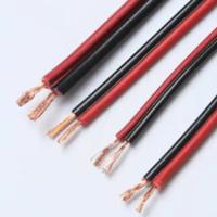 China 2x0.3mm RVB Twin Flat Speaker Cable 16/0.15mm Pure Copper 0.6mm Thickness for sale