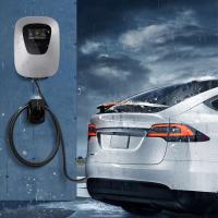 China AC EV Charger 7kW Single Phase Wall Box J1772 Type 1 Type 2 GBT with RFID for sale