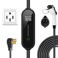 China Portable Level 2 EV Charger 7kW 32A NEMA 14-50 Electric Car Charging Box for sale