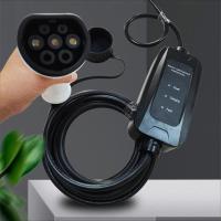 China Portable EV Charger Type 2 3.5kW 16A AC Charging Station Box for Electric Vehicles for sale