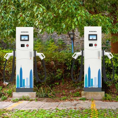 China DC Fast Charger 240kW 300kW 480kW EV Charging Station Type 1 Type 2 Plug Dual Gun for sale