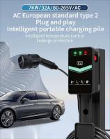 China Smart EV Home Wall Box Charger 32A 7kW Type 1 2 AC European Plug and Play for sale