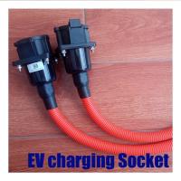 China SAE J1772 EV Charger Socket with Cable 50A AC 250V for Electric Vehicle Car for sale