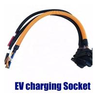 China SAE J1772 EV Charger Socket with Cable 50A AC 250V for Electric Vehicle Car for sale