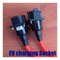 China SAE J1772 EV Charger Socket with Cable 50A AC 250V for Electric Vehicle Car for sale