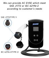 China Commercial EV Charger 11kW AC Level 3 Electric Car Charging Station Solar Compatible 32A for sale