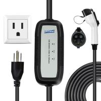 China CCS Type 1 and Type 2 AC Portable EV Charger 16A 32A 80-265V Level 1 2 SAE J1772 IEC 62196 for sale