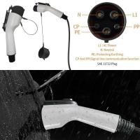 China CCS Type 1 and Type 2 AC Portable EV Charger 16A 32A 80-265V Level 1 2 SAE J1772 IEC 62196 for sale