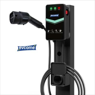 China 7kW Wall Mounted EV Charger Type 2 IEC Certified Residential Fast Charging Station for sale