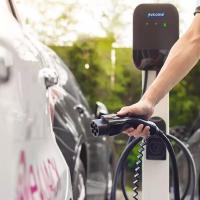 China Portable Ac Ev Charger Level 2 Type 1 Or 2 7KW Adjustable Cable With Connector for sale