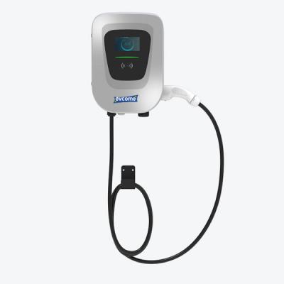 China Three Phase 22kW EV Charger Wall Mount AC Type 1 Type 2 GB/T with RFID Card for sale