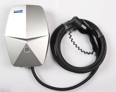 China EVCOME Type 2 7kW EV Charger with 5m Cable OCPP 1.6 Wall Mount Electric Vehicle Charging Station 220V 32A for sale