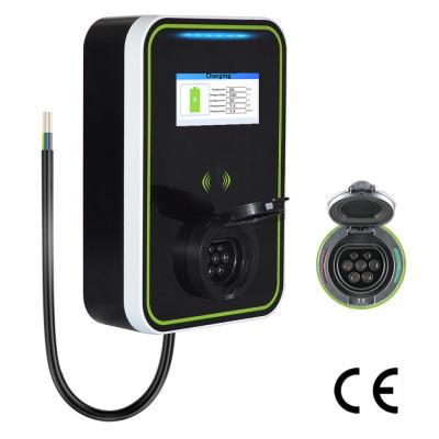 China EVCOME EV-HB Wallbox EV Charger 16A 32A 7kW 22kW with APP Control Type 1 Type 2 GBT for sale