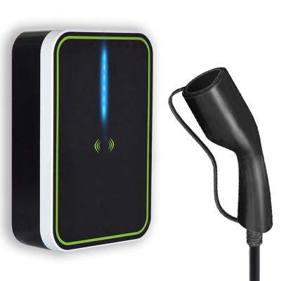 China EVCOME AC Wallbox EV Charger 7kW 22kW with WiFi RFID SAE J1772 IEC 62196 Type 1 Type 2 5m Cable for sale