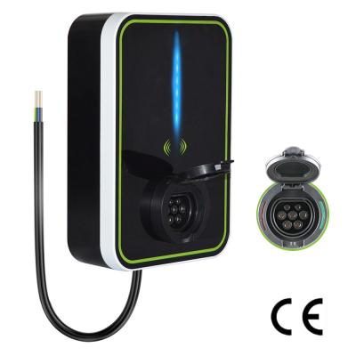 China OCPP 1.6 EV Wallbox Charger 22kW Type 2 with Payment System IP65 for sale