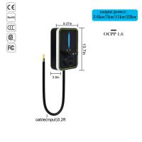 China OCPP 1.6 EV Wallbox Charger 22kW Type 2 with Payment System IP65 for sale