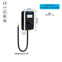 China EVCOME EV-HW AC Wallbox EV Charger 7KW 22KW with RFID APP Control SAE J1772 IEC 62196 for sale
