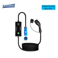 China EVCOME Portable EV Charger 220V 32A Adjustable with 5M Cable SAE J1772 IEC 62196 GBT for sale