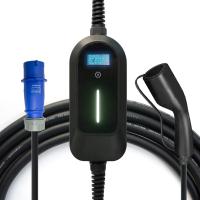 China Portable EV Charger 3.5KW 7KW 11KW Adjustable 32A 5M Cable OEM ODM for sale