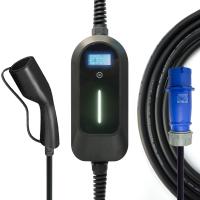 China Portable EV Charger 3.5KW 7KW 11KW Adjustable 32A 5M Cable OEM ODM for sale