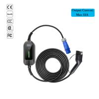 China Portable EV Charger 3.5KW 7KW 11KW Adjustable 32A 5M Cable OEM ODM for sale