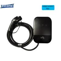 China EVCOME 7kW 220V 32A EV Wall Box Charging Station with RFID Type 1 Type 2 GBT CE UKCA SAA ROHS for sale