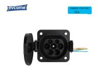 China EVCOME Type 2 IEC 62196 EV Charger Socket 250V 480V 32A 3 Phase Without Cable OEM ODM for sale