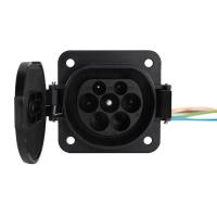China EVCOME Type 2 IEC 62196 EV Charger Socket 250V 480V 32A 3 Phase Without Cable OEM ODM for sale